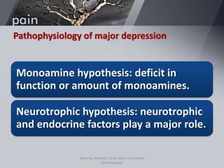 Introduction to depression and antidepressant agents | PPSX