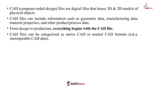 Introduction to Design Cycle, CAD, Solid Works.pptx