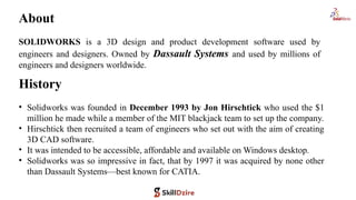 Introduction to Design Cycle, CAD, Solid Works.pptx