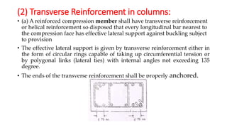 Introduction to design of rcc column | PPTX