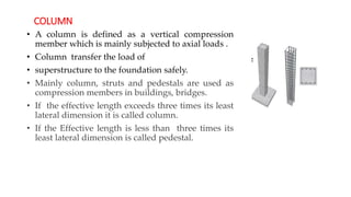 Introduction to design of rcc column | PPTX