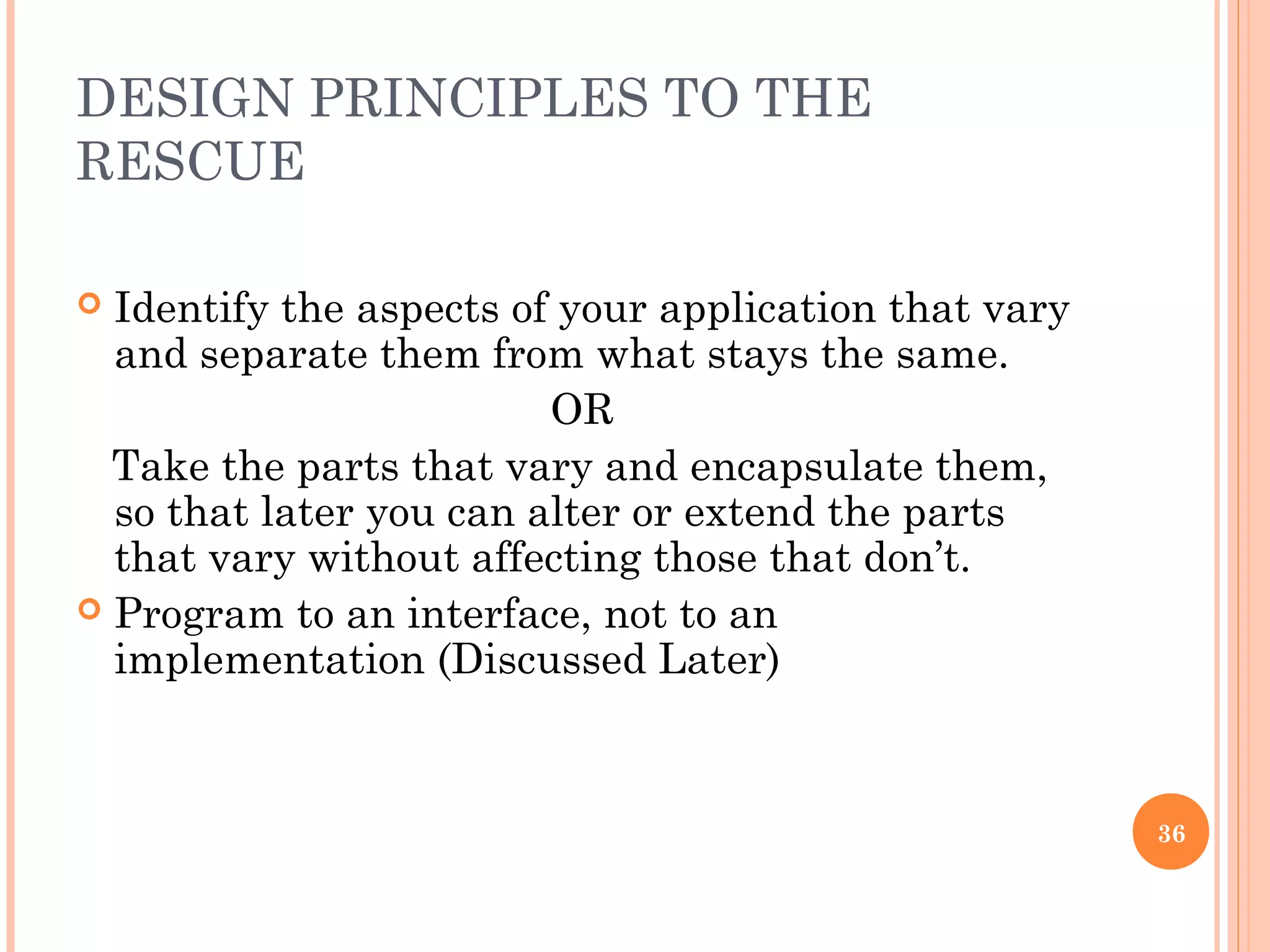 Introduction to design patterns | PPT