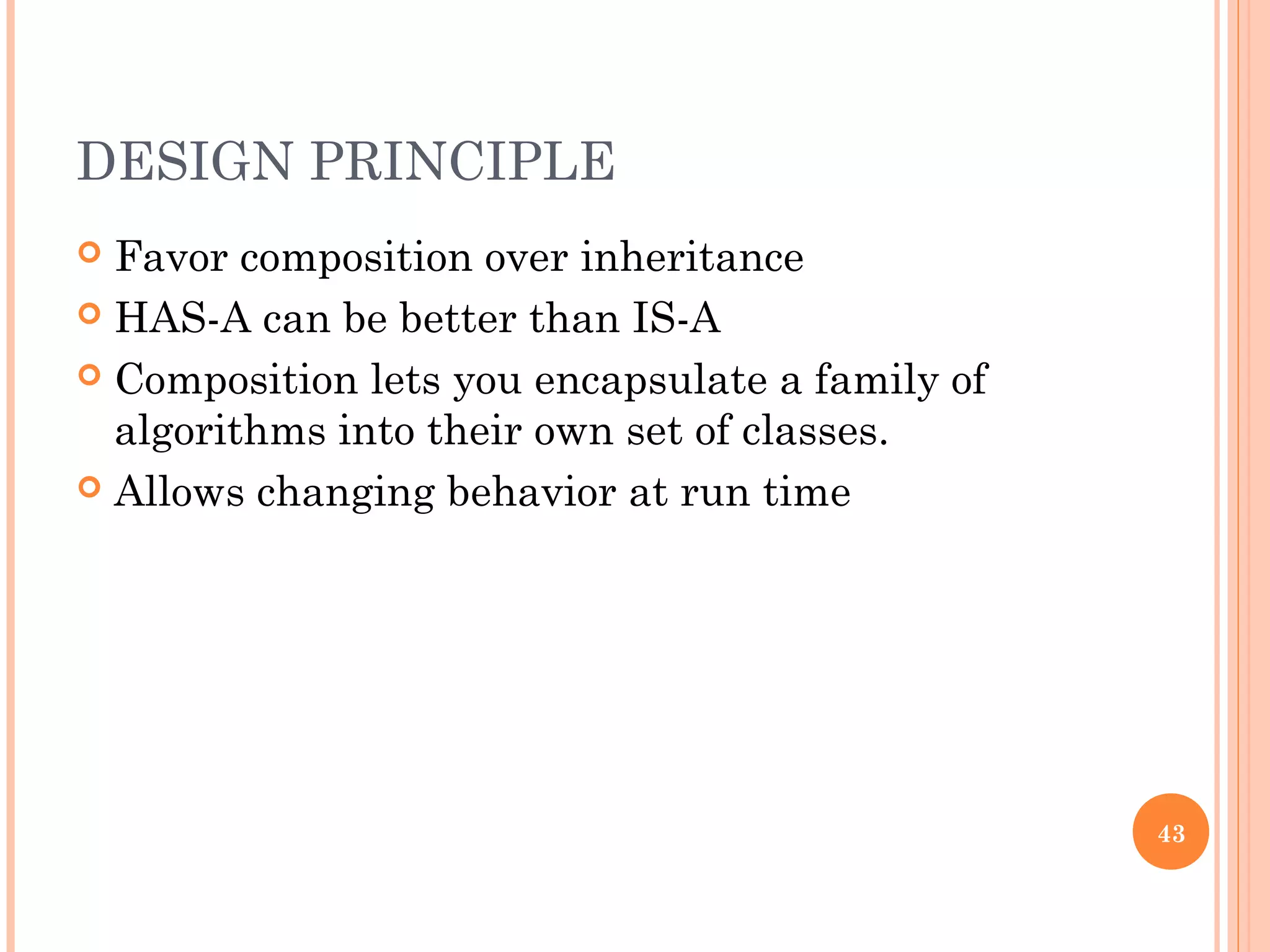 Introduction to design patterns | PPT