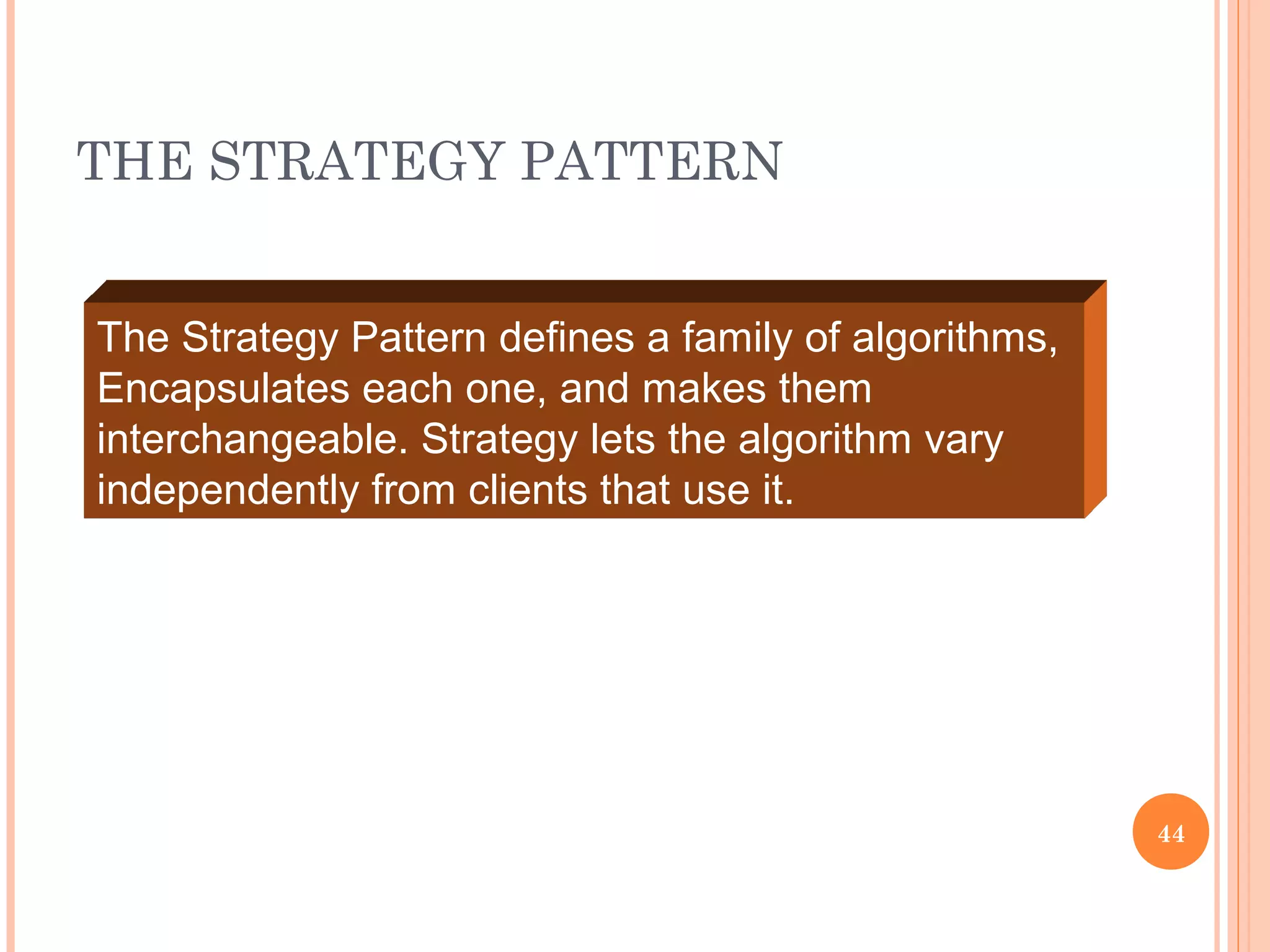 Introduction to design patterns | PPT