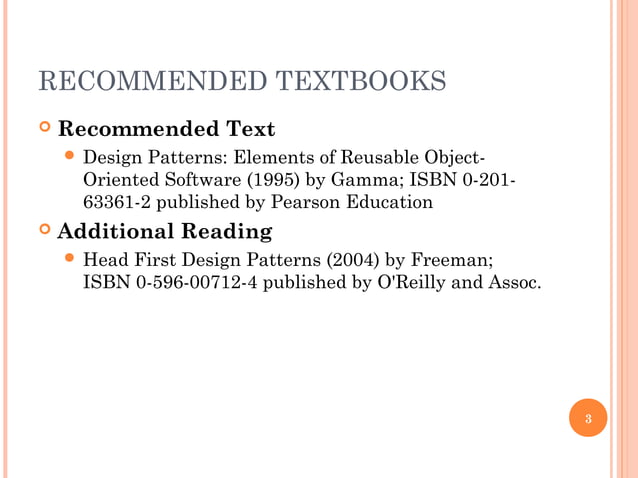 Introduction to design patterns | PPT
