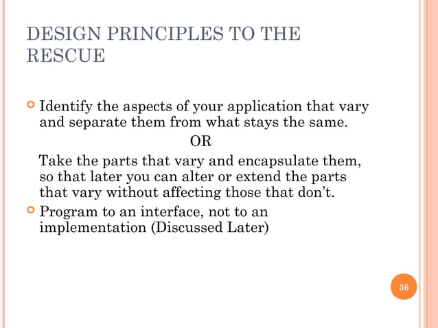 Introduction to design patterns | PPT