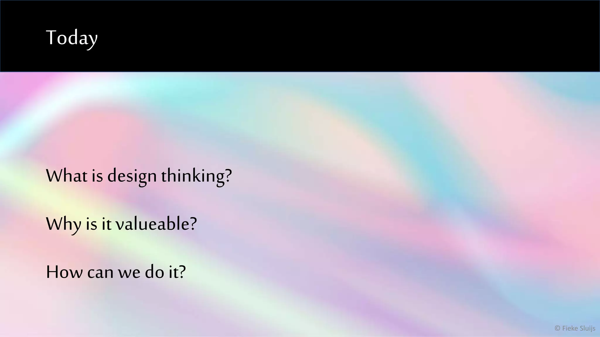 Introduction to design thinking | PPTX