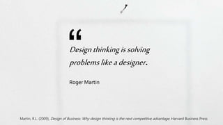 Introduction to design thinking | PPTX