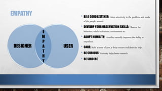 Introduction to design thinking | PPT
