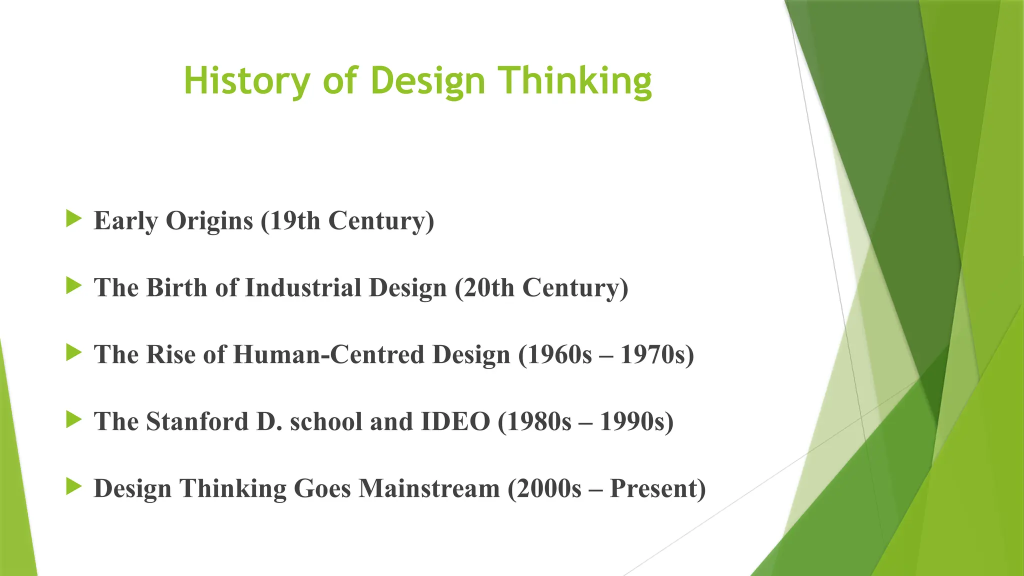 Introduction to Design thinking, benefits, history, stages of design ...
