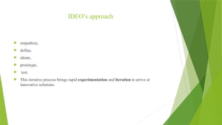 Introduction to Design thinking, benefits, history, stages of design ...