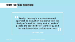 Introduction to Design thinking, benefits, history, stages of design ...