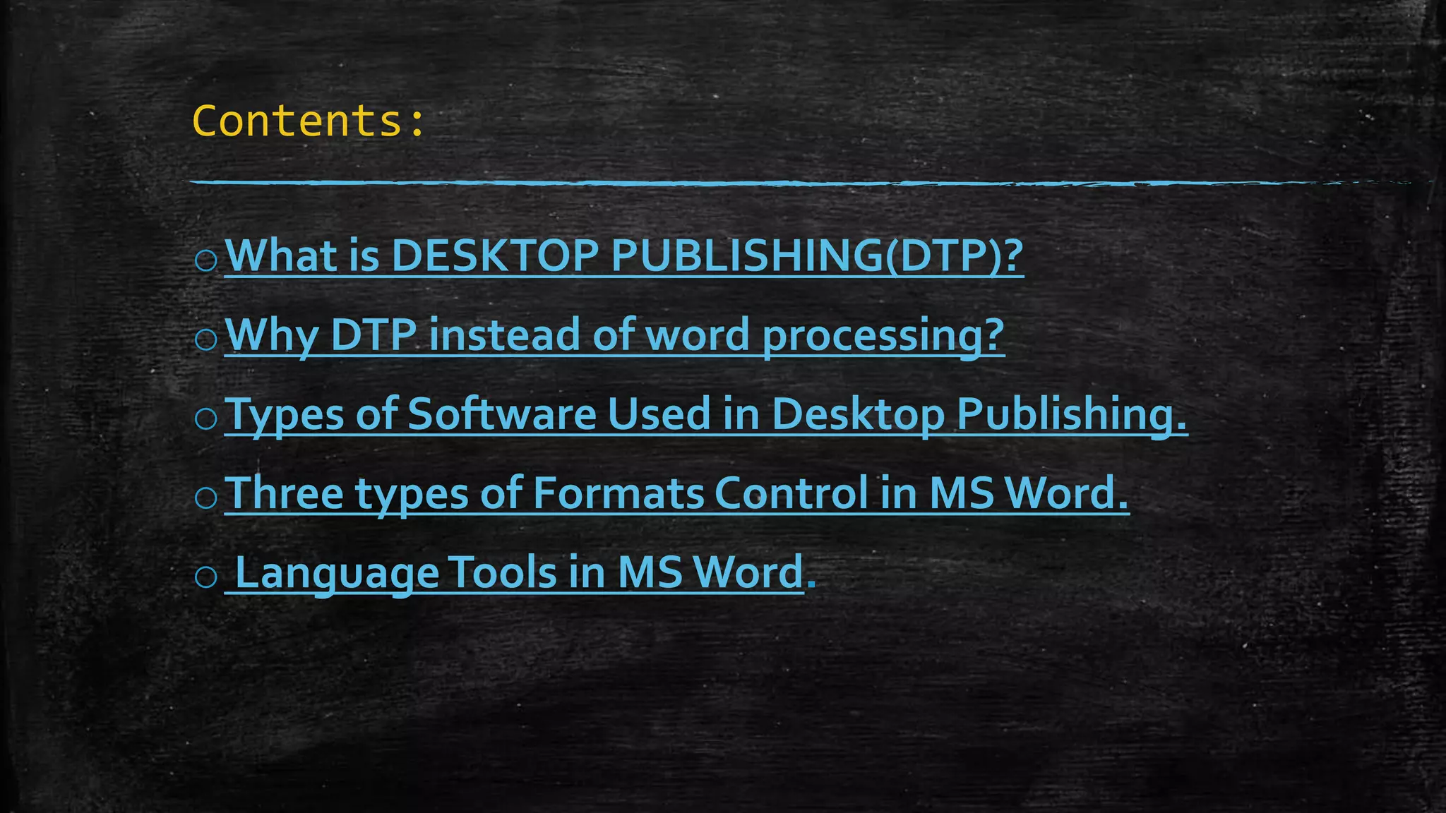 Introduction to desktop publishing | PPTX