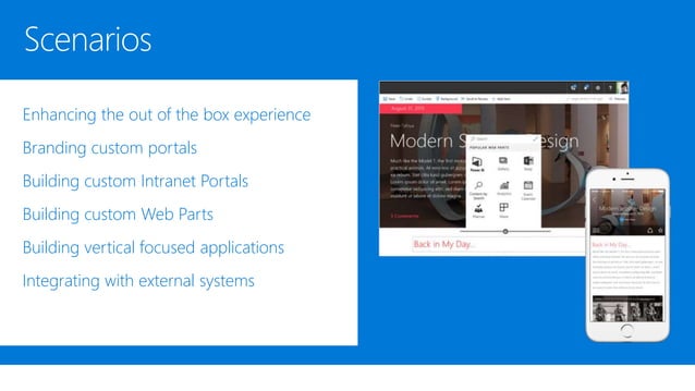 Introduction to development using the share point framework mv ps | PPT