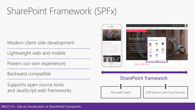 Introduction to development using the share point framework mv ps | PPT