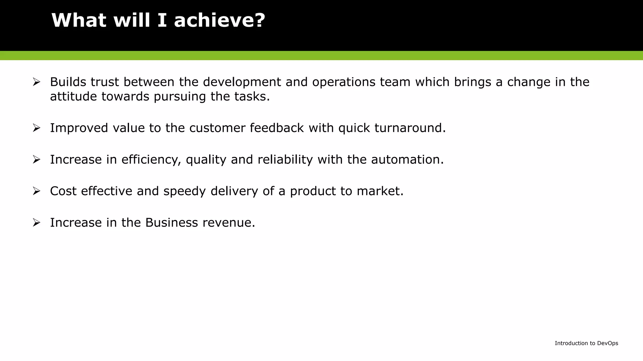 Introduction to DevOps | PPTX | Web Development | Internet