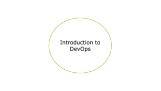 Introduction to DevOps | PPTX | Web Development | Internet