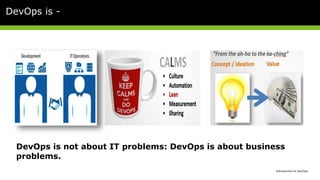Introduction to DevOps | PPTX | Web Development | Internet