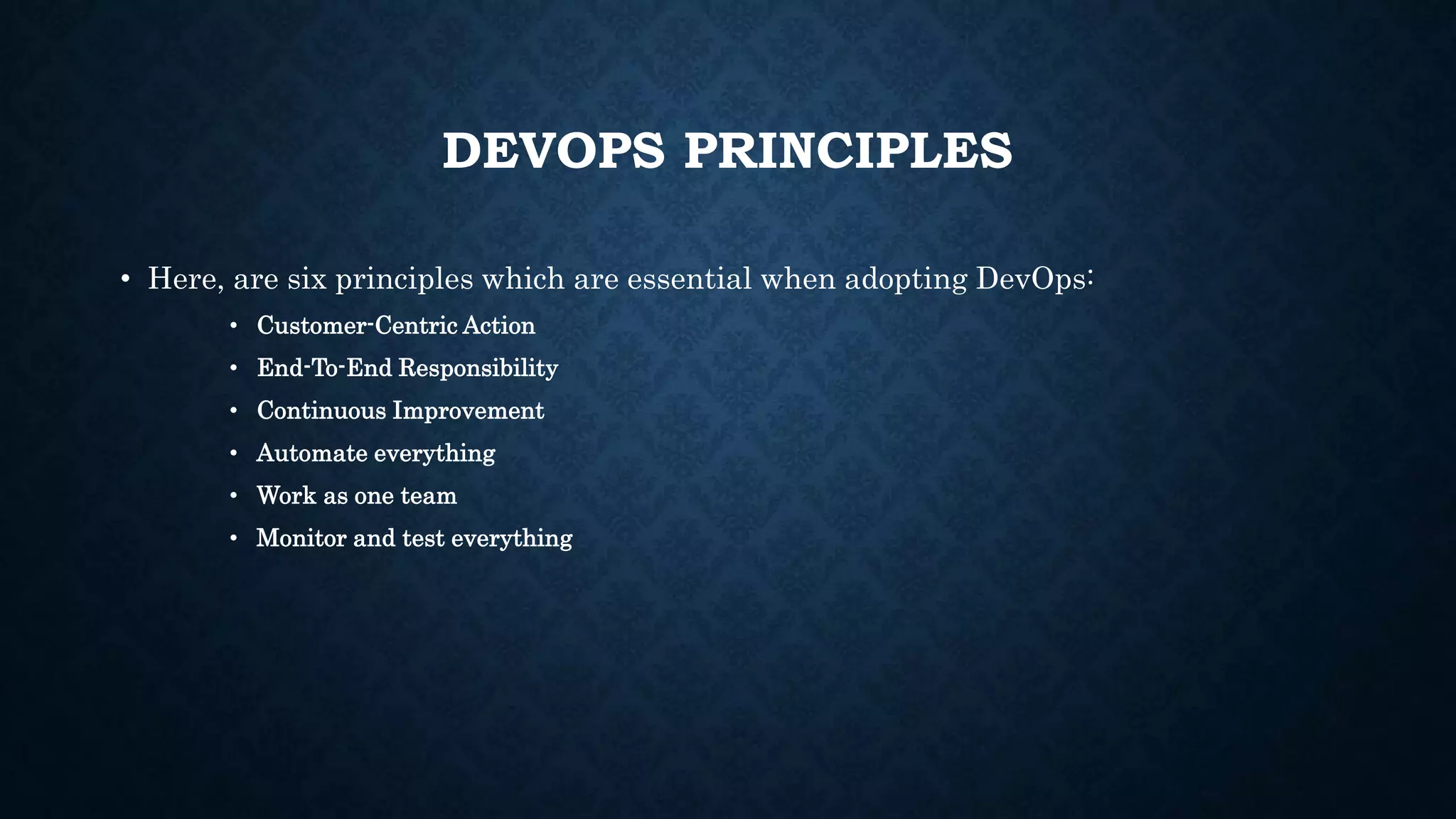 Introduction to devops | PPTX