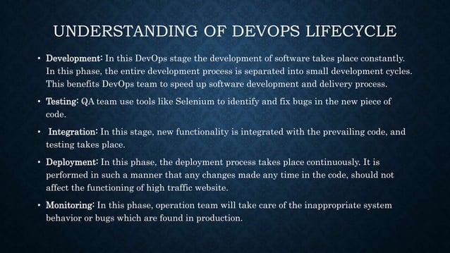 Introduction to devops | PPTX | Web Development | Internet