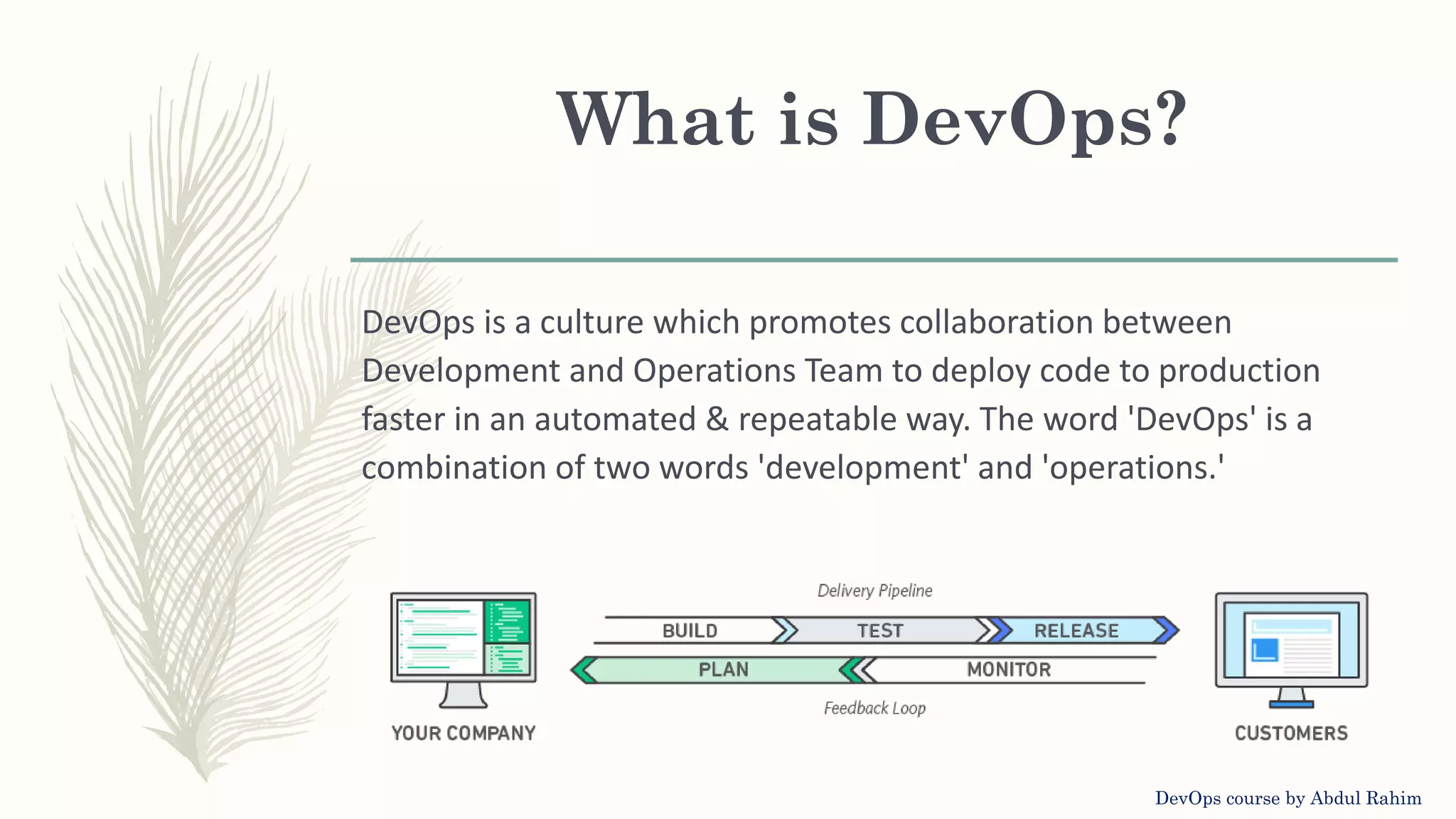 Introduction to dev ops | PPT
