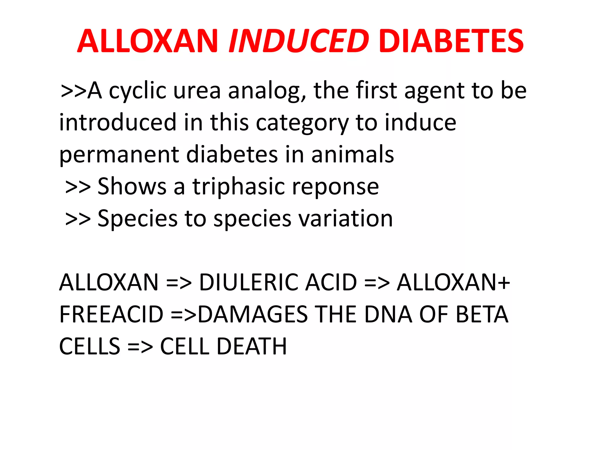 Introduction to diabetes and anti diabetic drug screening models | PPTX