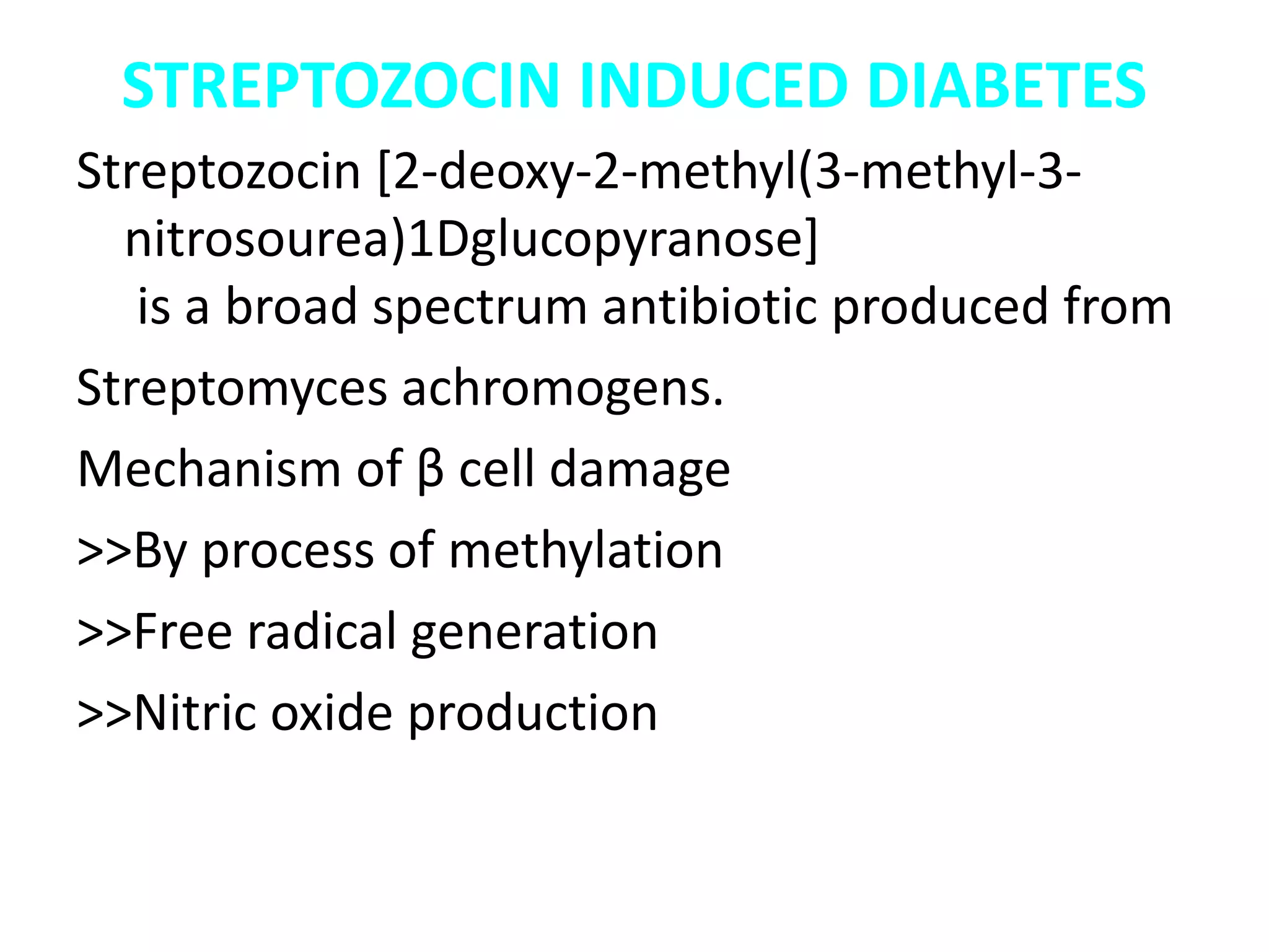 Introduction to diabetes and anti diabetic drug screening models | PPTX
