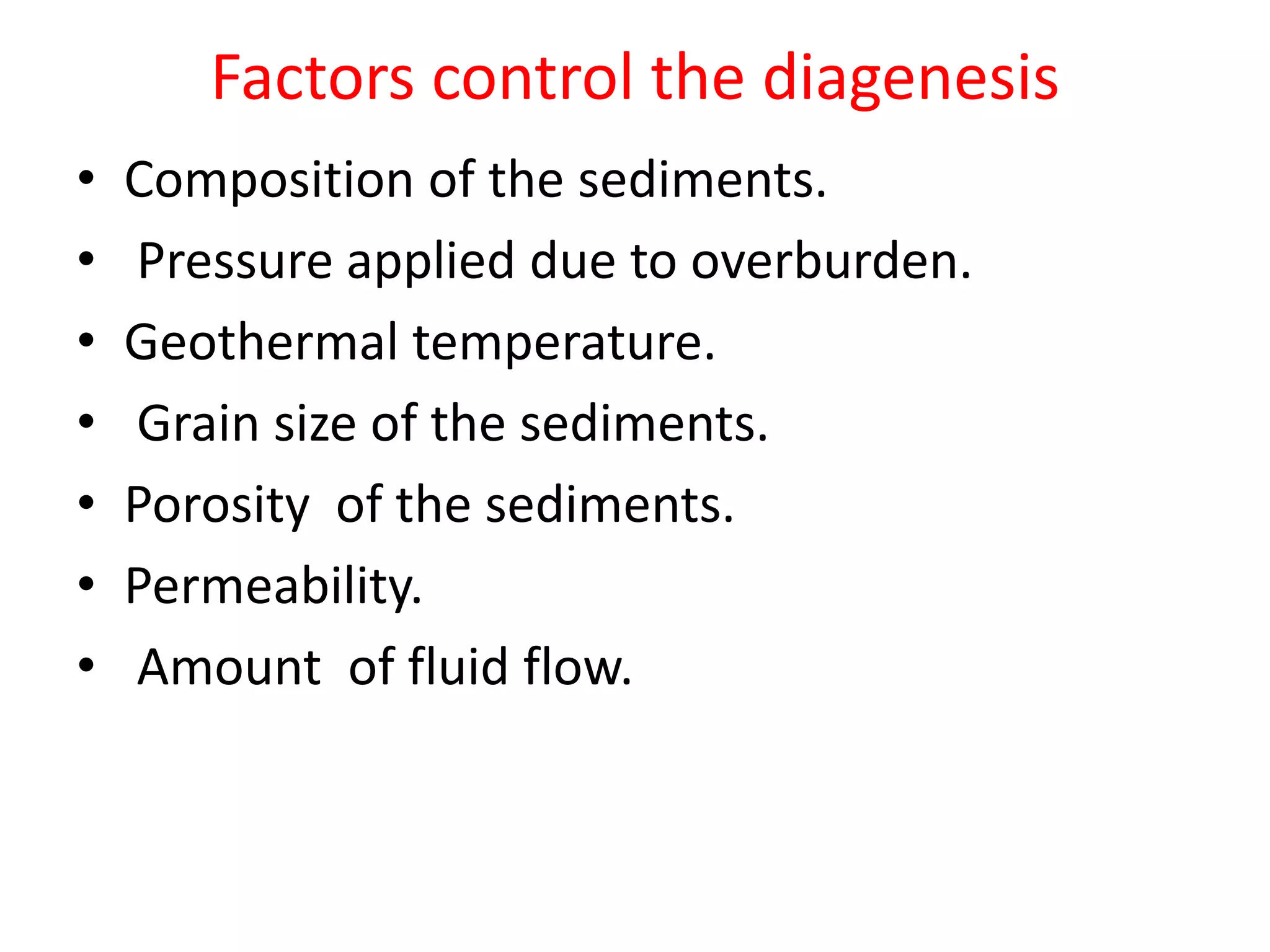 Introduction to diagenesis | PPTX