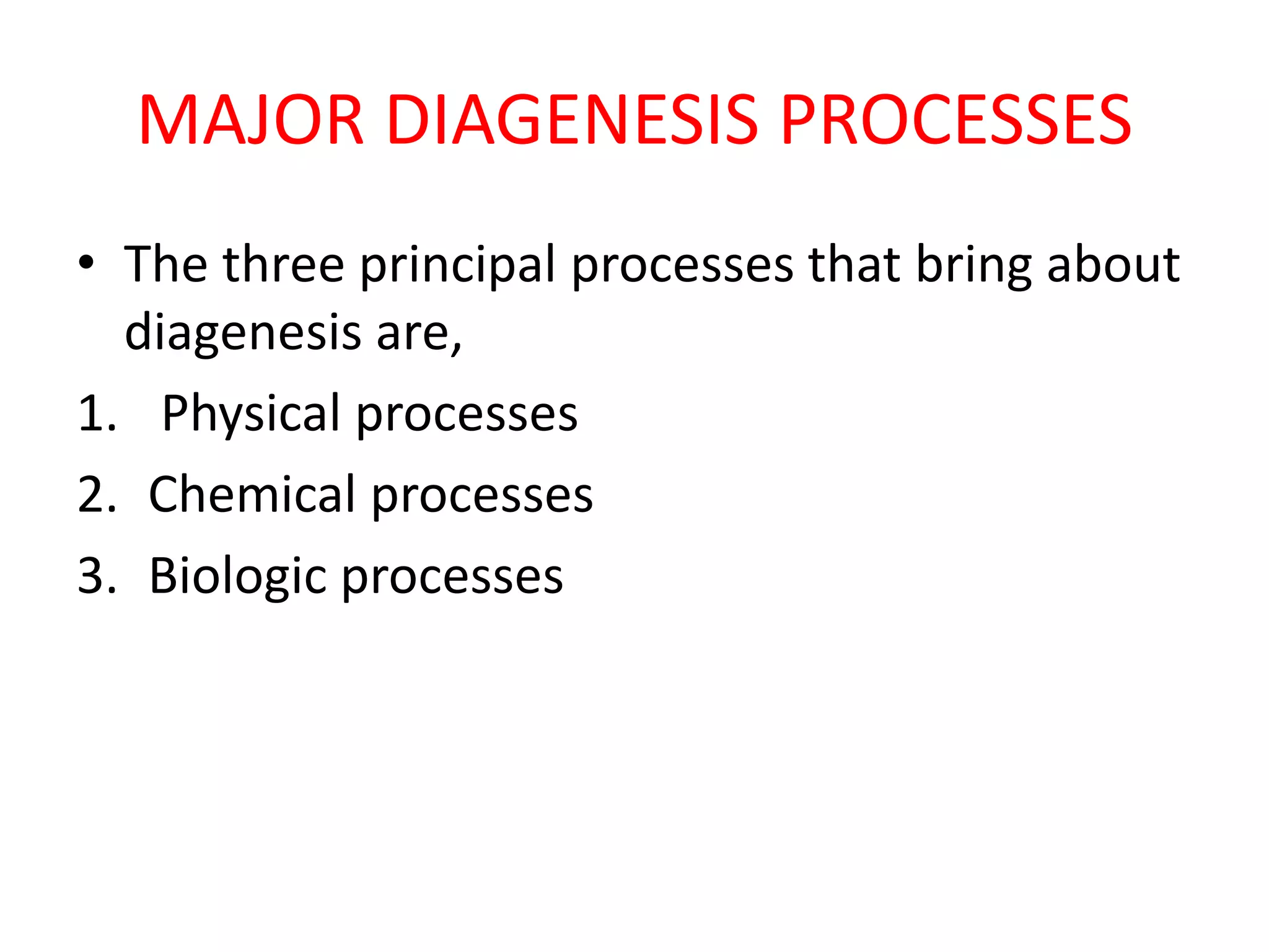 Introduction to diagenesis | PPTX