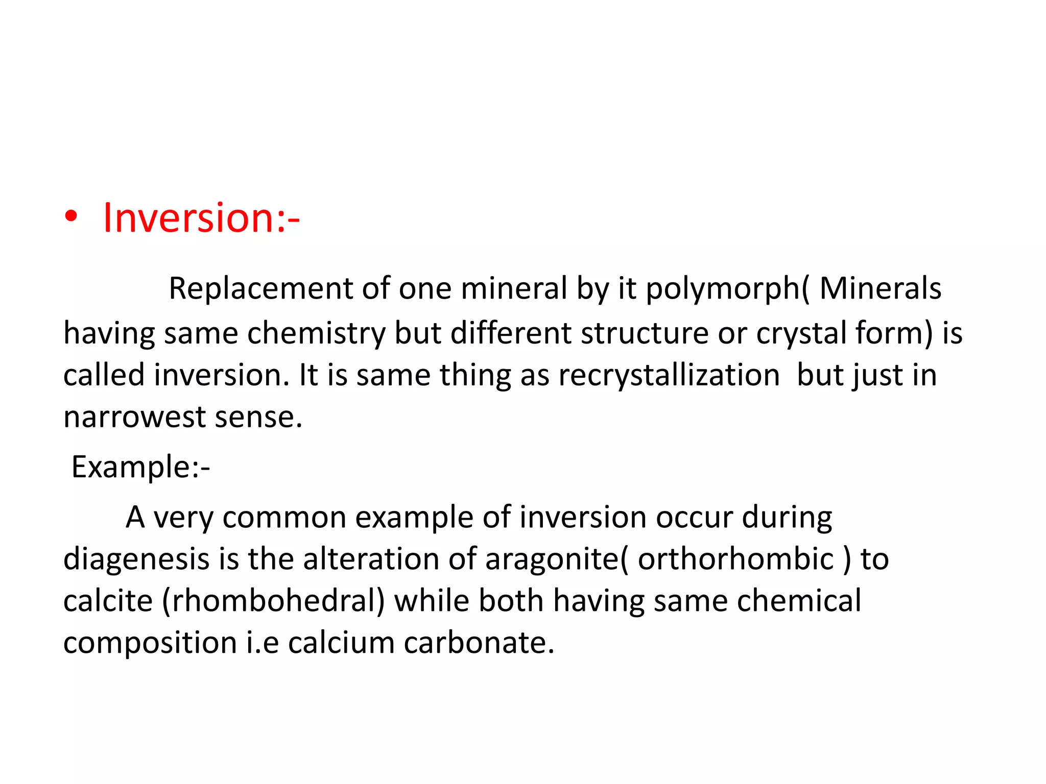 Introduction to diagenesis | PPTX