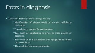 Introduction to Diagnostics.pptx and treatment for diseases | PPTX