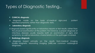 Introduction to Diagnostics.pptx and treatment for diseases | PPTX