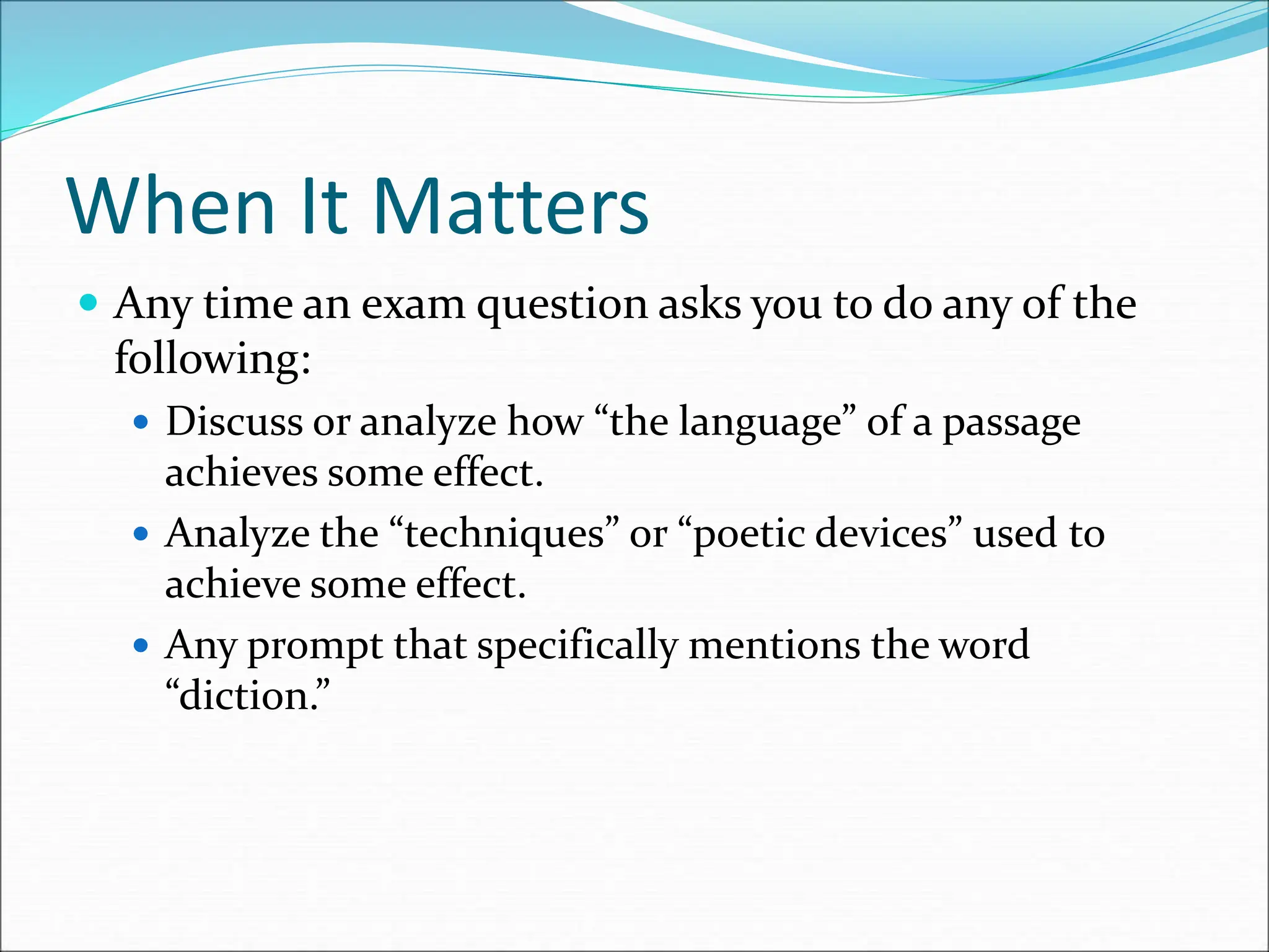 Introduction to Diction and its types and functions | PPT