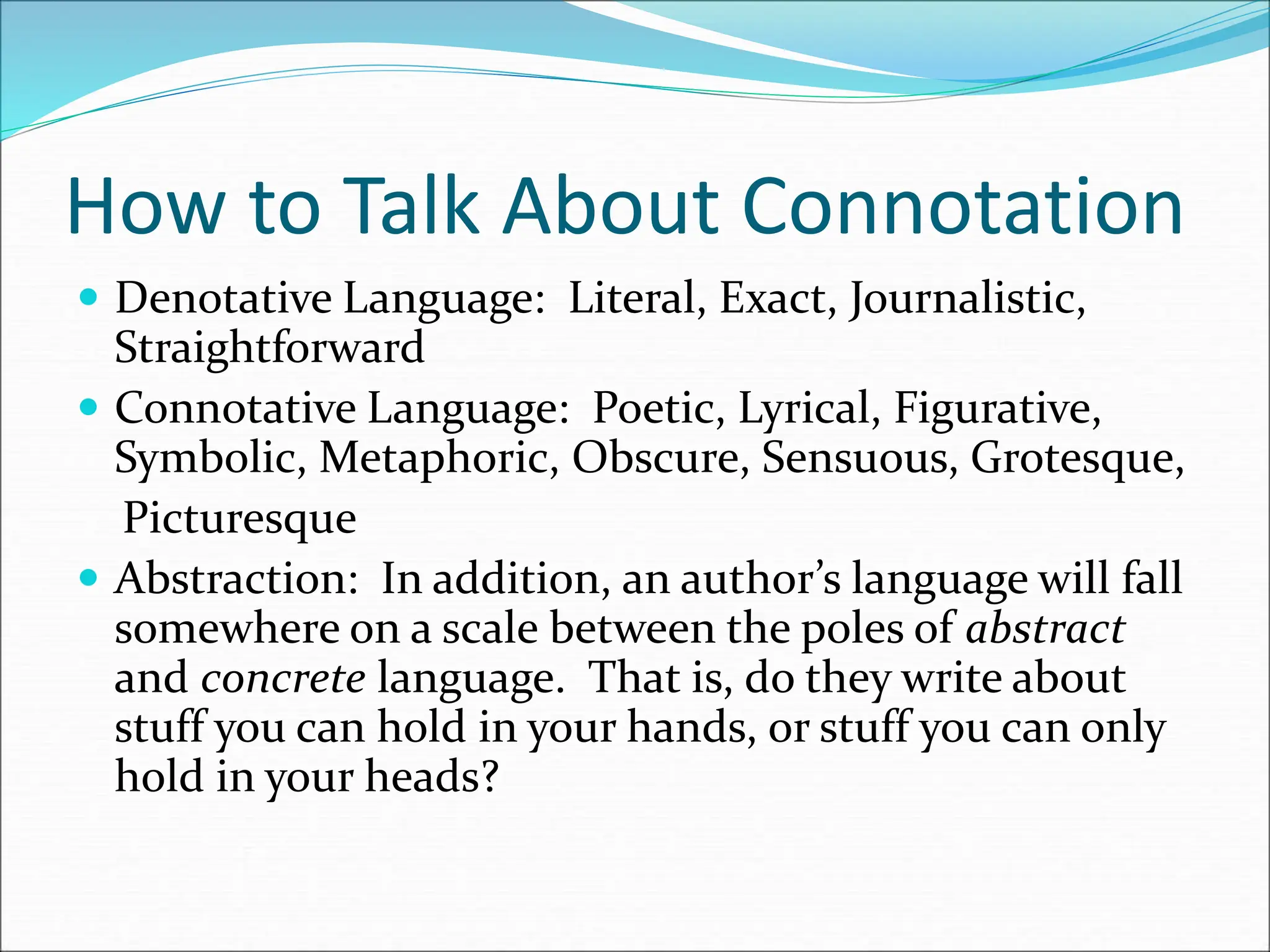 Introduction to Diction and its types and functions | PPT