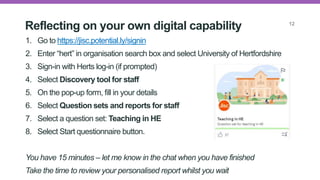 Introduction to digital capability - academic staff | PPTX