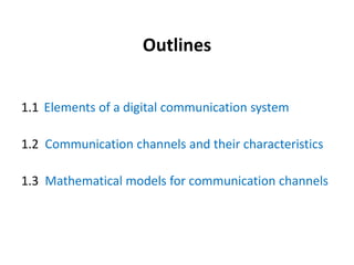 Introduction to digital communications | PPTX