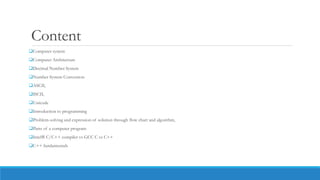 Introduction to digital computers and Number systems.pptx