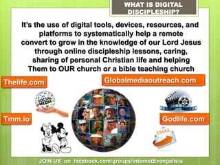 PART 1 - Introduction to digital evangelism and discipleship | PPTX