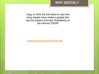 PART 1 - Introduction to digital evangelism and discipleship | PPTX