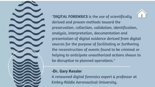 INTRODUCTION TO DIGITAL FORENSIC and Computer Foresnics.pptx | Databases | Computer Software and ...