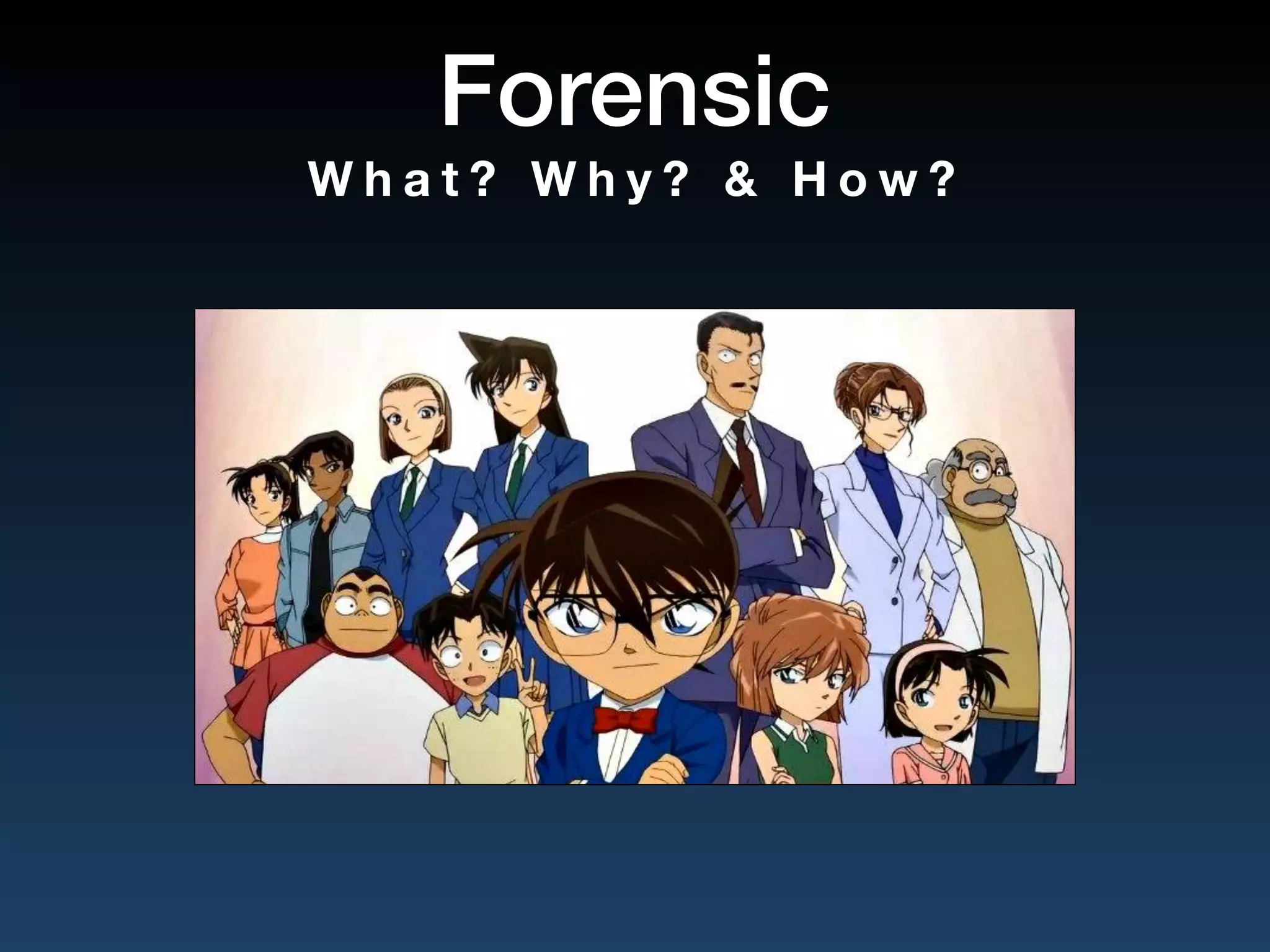 Introduction to Digital Forensics & CTF | PPT