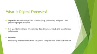 Introduction to Digital Forensics with Types.pptx