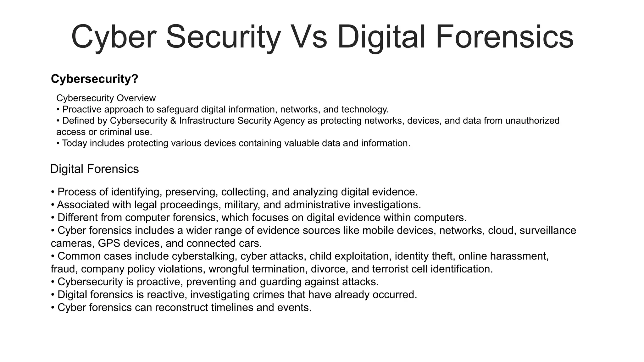 Forensic Science – Digital Forensics – Digital Evidence – The Digital ...