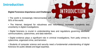 Forensic Science – Digital Forensics – Digital Evidence – The Digital Forensics Process ...