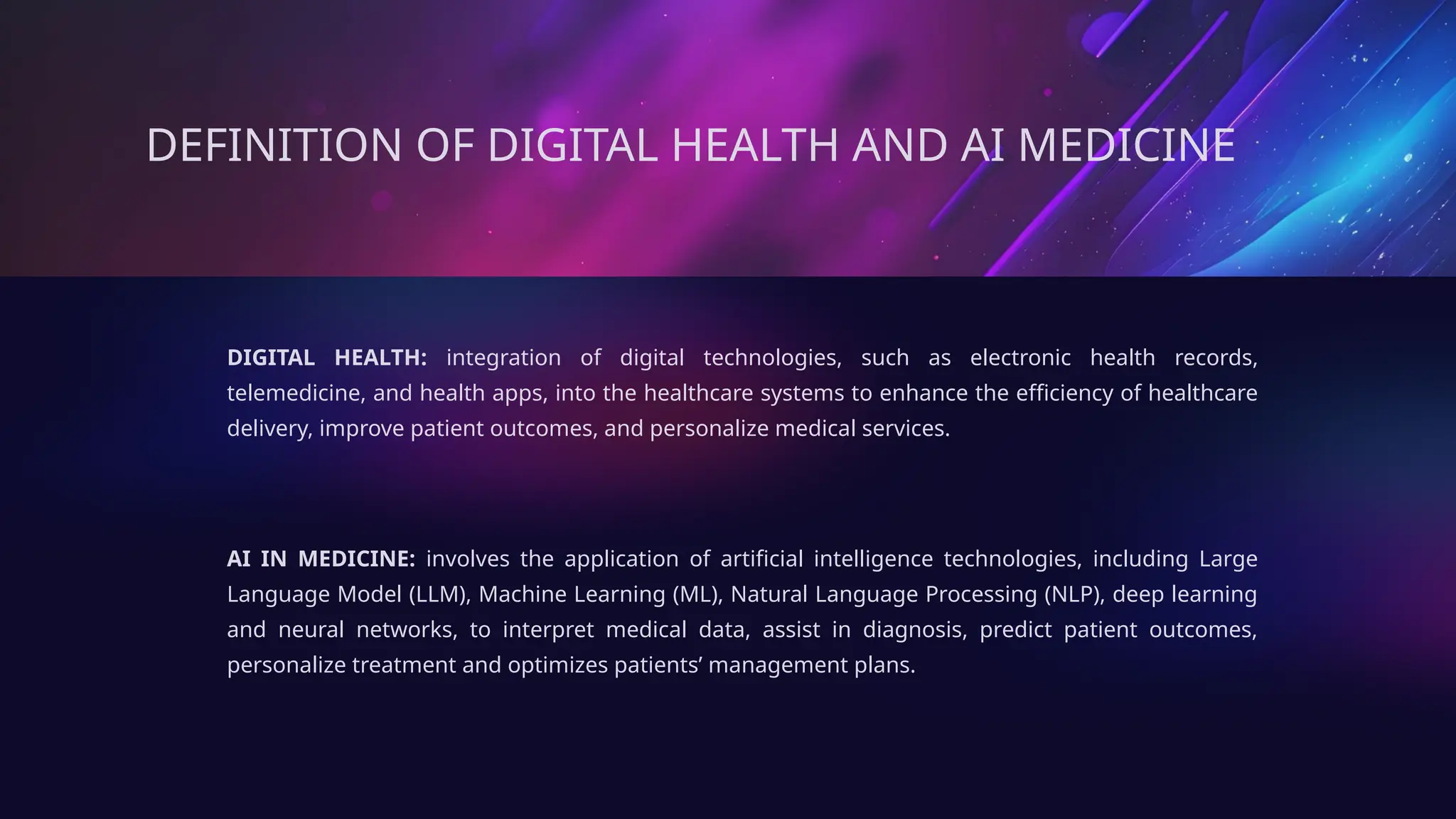 Introduction to Digital Health and AI Medicine.pptx