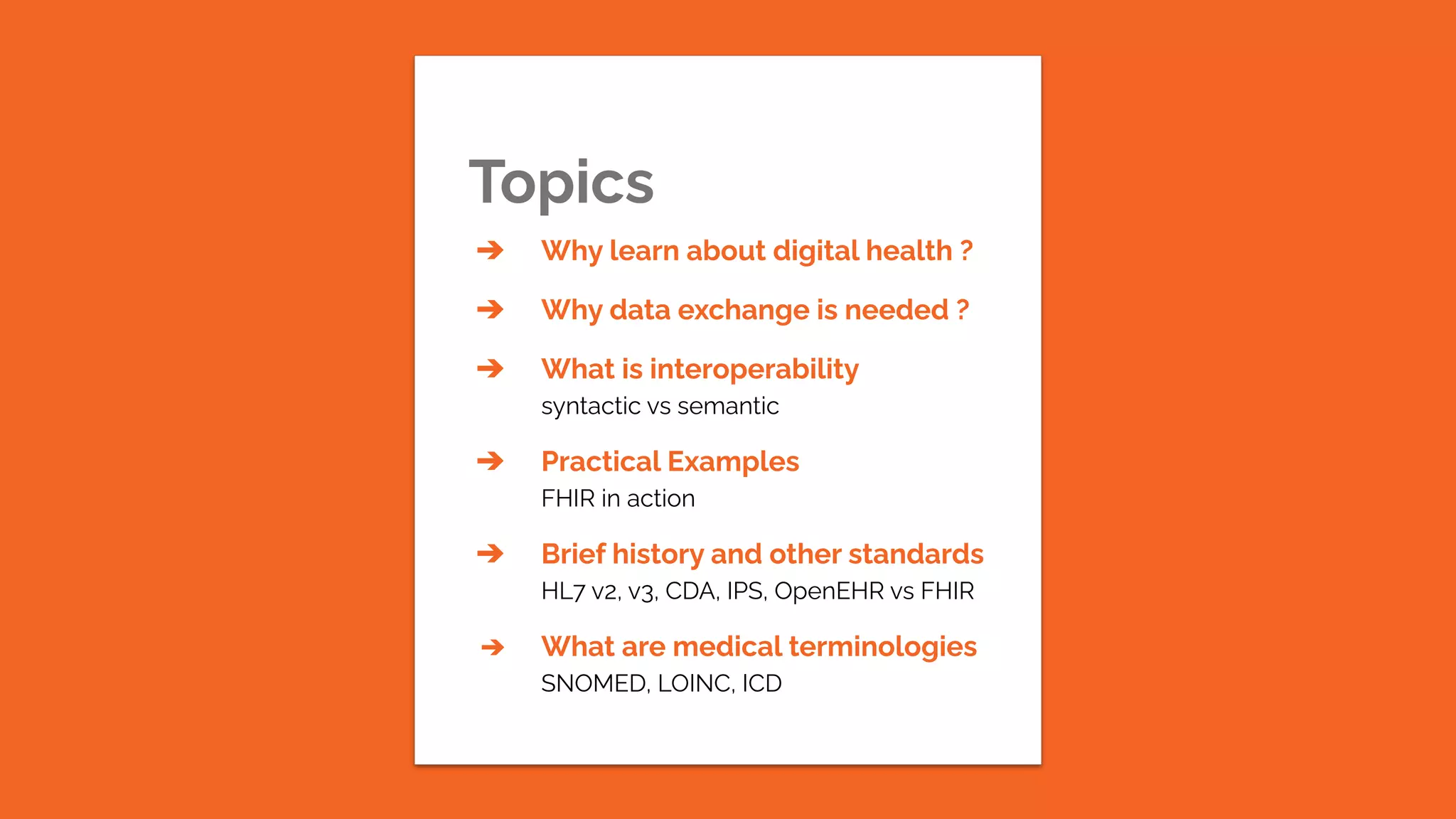 Introduction to Digital Health Standards with HL7 FHIR | PDF
