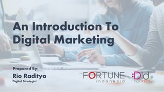 Introduction to digital marketing | PPT