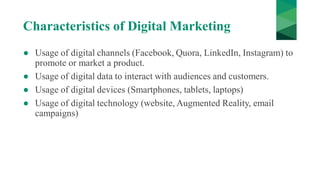 Introduction to digital marketing | PPT