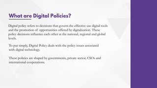 Introduction to Digital Policy (Global and African Context) | PPTX
