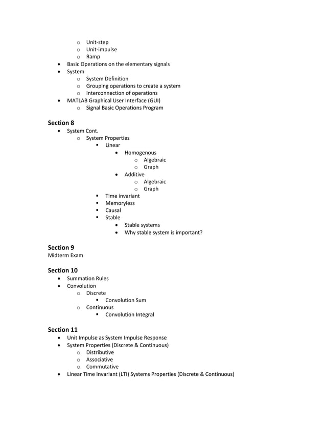 Introduction to Digital Signal Processing (DSP) - Course Notes | PDF